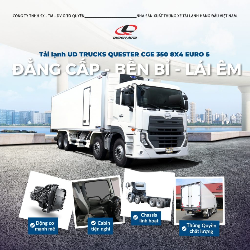 UD TRUCKS QUESTER CGE 350 8X4 - EURO 5 và 5 lý do không nên bỏ qua